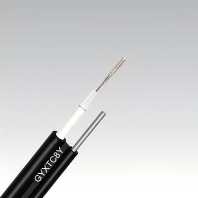 China GYXTC8Y 4 Core Self-Supporting Figure-8 Aerial Fiber Optic Cable with Water Blocking for sale