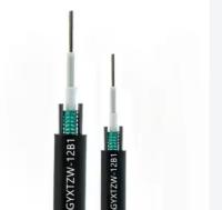 China GYXZTW Single-mode 2-12 Core Steel Tape Armored Fiber Optic Cable with G652D PE for LAN Communication for sale