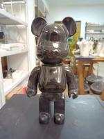 China Fancy Decorative Customized Marble Crafts Violent Bear BearBrick Statue Ornaments Marble for Home Decoration for sale