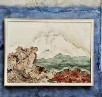 China Modern Luxury Stone Art Painting Natural Artistic Design For Interior Decoration for sale