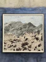 China Modern Luxury Stone Art Painting Natural Artistic Design For Interior Decoration for sale