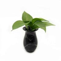 China Modern Customized Shape Decorative Marble Vase Stone Vases For Flowers for sale