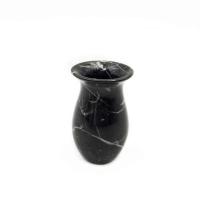 China Modern Customized Shape Decorative Marble Vase Stone Vases For Flowers for sale