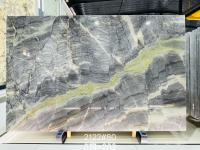 China Natural Brazil Azul Michelangelo Luxury Stone Book-match Background Feature Wall Luxurious Flooring Stone for sale