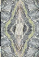 China Natural Brazil Azul Michelangelo Luxury Stone Book-match Background Feature Wall Luxurious Flooring Stone for sale