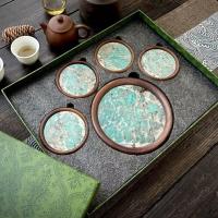 China Luxury Brazil Green Marble Plate Corrosion Proof High Durability for sale