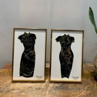 China Exquisite Marble Qipao Art | Handcrafted Natural Stone Vintage Chinese Décor Sculpture for sale