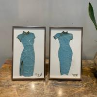 China Exquisite Marble Qipao Art | Handcrafted Natural Stone Vintage Chinese Décor Sculpture for sale