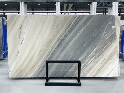 China Italian Palissandro Blue Marble Luxury Stone Book-match Background Feature Wall Luxurious Flooring Stone for sale