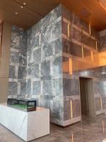 China Italian Palissandro Blue Marble Luxury Stone Book-match Background Feature Wall Luxurious Flooring Stone for sale