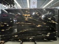 China Brazil Platinum Gold Marble Luxury Stone Book-match Background Feature Wall Luxurious Flooring Stone for sale
