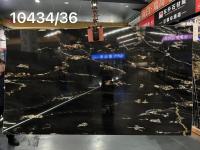 China Brazil Platinum Gold Marble Luxury Stone Book-match Background Feature Wall Luxurious Flooring Stone for sale