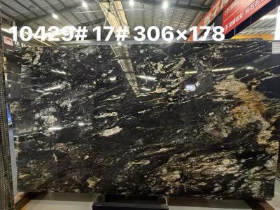 China Brazil Platinum Gold Marble Luxury Stone Book-match Background Feature Wall Luxurious Flooring Stone for sale