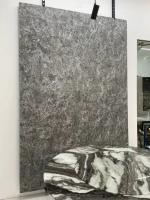 China Brazil Platinum Diamond Marble Luxury Stone Book-match Background Feature Wall Luxurious Flooring Stone for sale