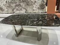 China Handcrafted Brazil Natural Marble Table Platinum Diamond Luxury Modern Dining Table for sale