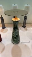 China Handcrafted Natural Marble Bedside Lamp Eco Friendly Custom Craft Marble for sale