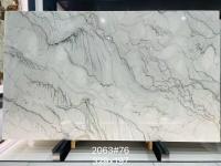 China Brazilian Fish - Belly White Marble Luxury Stone Book-match Background Feature Wall Luxurious Flooring Stone for sale