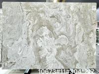 China Brazilian Abrasion Resistant Polished Marble Sheet For Kitchen White Rock Marble Slab for sale