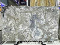 China Brazilian Square Marble Slab Durable Natural Stone Indoor For Premium Feature Walls for sale