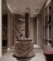 China Italy Monica Red Marble Natural Luxury Stone for Feature Walls and Luxury Flooring Applications for sale