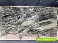 China Brazilian Splendid Life Marble Luxury Stone Book-match Background Feature Wall Luxurious Flooring Stone for sale
