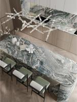 China Brazilian Splendid Life Marble Luxury Stone Book-match Background Feature Wall Luxurious Flooring Stone for sale