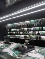 China Brazilian Patek Philippe Marble Luxury Stone Book-match Background Feature Wall Luxurious Flooring Stone for sale
