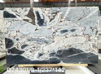 China Brazilian Bvlgari Blue Marble Wall Panels Marble Stone Slab Aesthetic High End Design for sale