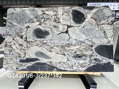 China Brazilian Bvlgari Blue Marble Wall Panels Marble Stone Slab Aesthetic High End Design for sale
