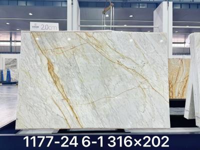 China Italian Calacatta Crestola Marble Luxury Stone Book-match Background Feature Wall Luxurious Flooring Stone for sale
