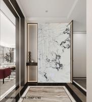 China Namibia Oyster Ehite White Marble Slab Customized With Modern Design Style for sale