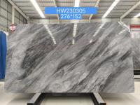 China Italy White Gray Marble Natural For Feature Walls Staircase Flooring Applications for sale