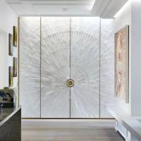 China Backlit-Transcluent Brazilian White Crystal Quartzite Slab | Luxury Feature Wall Stone for Premium Interior Design for sale