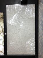 China Backlit-Transcluent Brazilian White Crystal Quartzite Slab | Luxury Feature Wall Stone for Premium Interior Design for sale