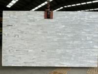 China Backlit-Transcluent Brazilian White Crystal Quartzite Slab | Luxury Feature Wall Stone for Premium Interior Design for sale