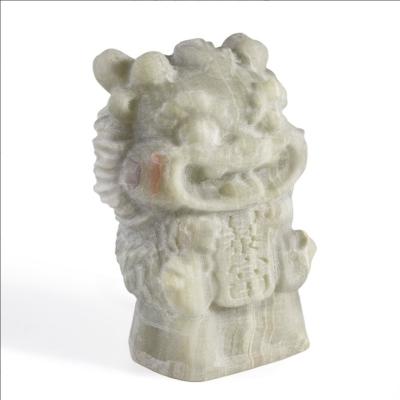 China Exquisite Customized Marble Lion Sculpture Figurines - Handcrafted Decorative Home Decor | Premium Marble Artwork for Interior Design for sale