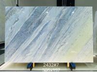 China Brazilian Azul Calcite Marble Water Resistant Customized For Interior Decoration for sale