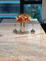 China French Four Seasons Pink Marble Decorative Pink Marble Slab With Modern Design for sale