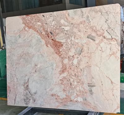 China French Four Seasons Pink Marble Decorative Pink Marble Slab With Modern Design for sale