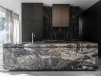 China Turkish Venetian Brown Marble Big Slab Commercial For Countertops for sale