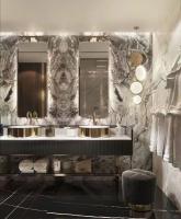 China Multi Functional Venetian Brown Marble Italian Marble Slab For Flooring Applications for sale