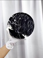 China Bvlgari Black Marble Charger Plate Versatile High Durability Minimalist Sophistication for sale