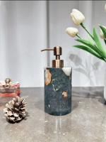 China Natural Marble Liquid Soap Dispenser Modern Style Elegant For Bathroom for sale