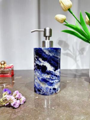 China Natural Marble Liquid Soap Dispenser Modern Style Elegant For Bathroom for sale