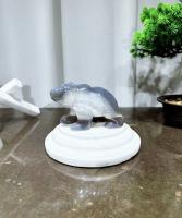 China Exquisite Agate Marble Animal Sculpture Figurines - Handcrafted Decorative Home Decor | Premium Marble Artwork for Interior Design for sale