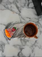 China Italy Arabescato Corchia Marble Oval Tray Natural Marble Plate With Luxury Style for sale