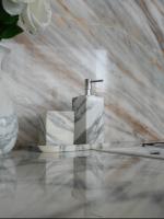 China Italy Arabescato Corchia Marble Oval Tray Natural Marble Plate With Luxury Style for sale
