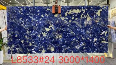 China Brazilian Bolivia Blue Marble Blue Colored Marble High End Wear Resistant for sale