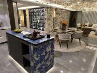 China Brazilian Bolivia Blue Marble Blue Colored Marble High End Wear Resistant for sale