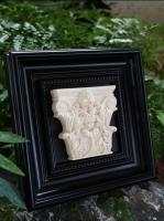 China Modern Custom Craft Marble Natural Lime Stone Marble Ornament With Artistic Design for sale